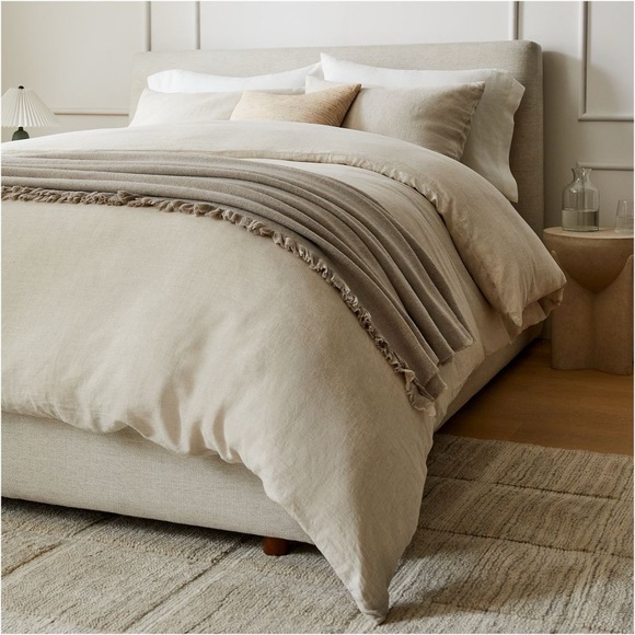 West Elm Linen Duvet Cover